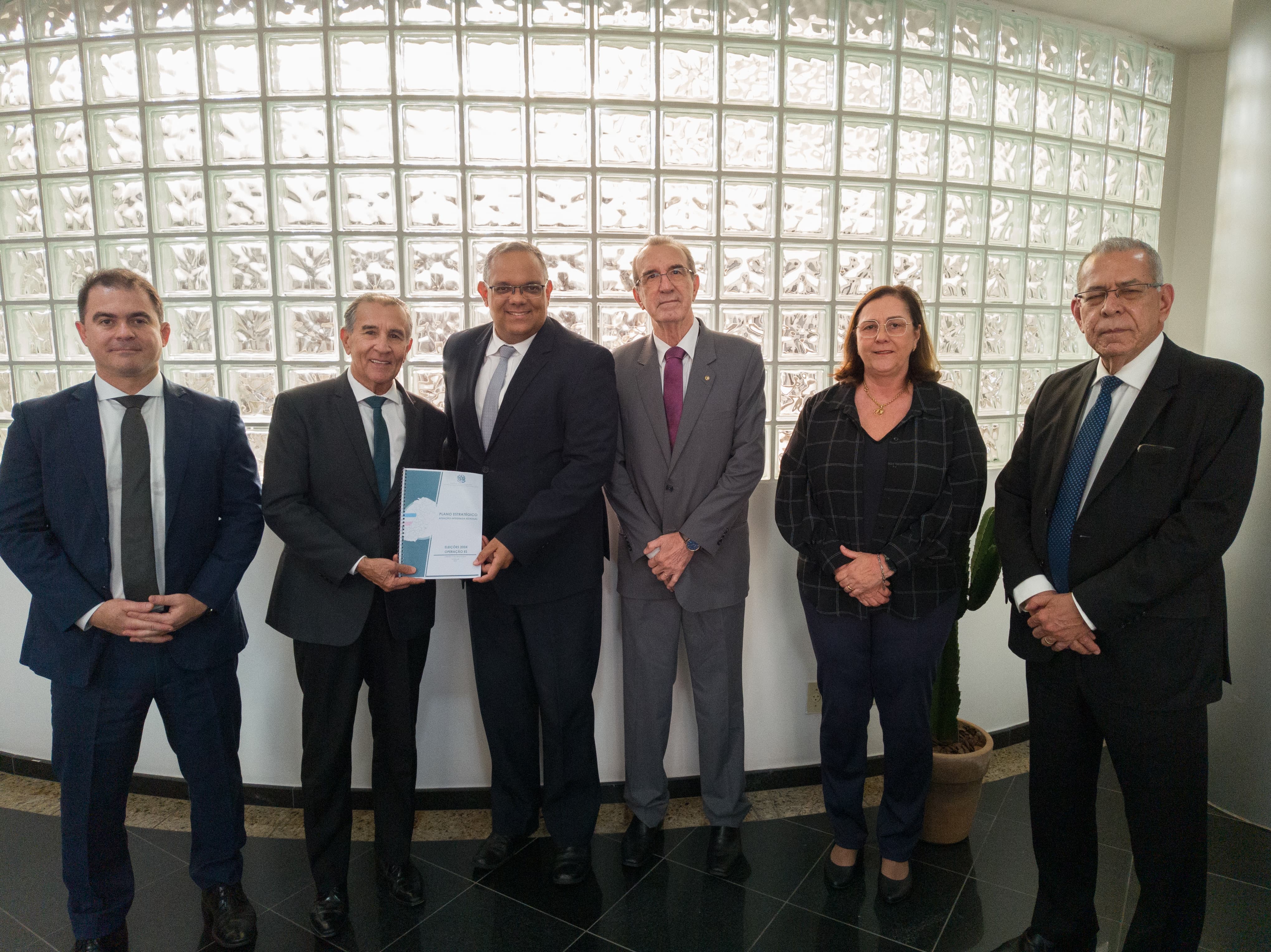 SESP - Sesp entrega ao TRE o Plano Estratégico para Eleições 2024